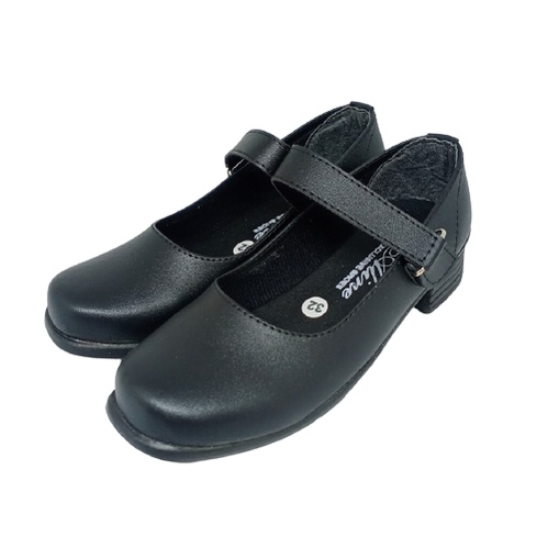Jual ALINE Sepatu Pantofel Paskibra Anak Hak 3 Cm Size 31-35 Hitam ...