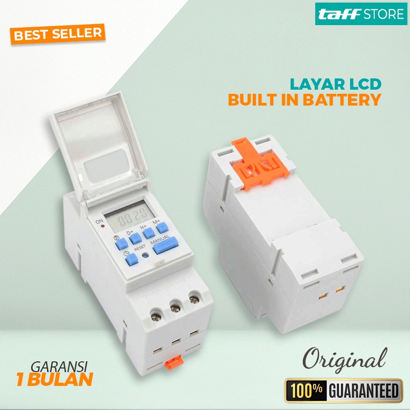 Jual Timer Listrik Digital Programmable Switch Relay 16A 220V 2000W ...