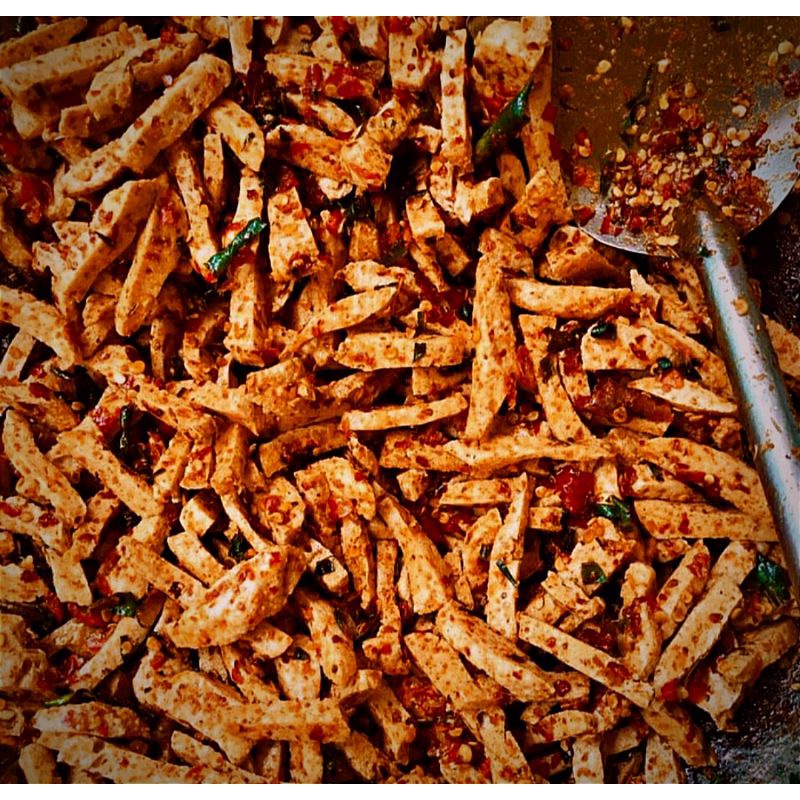 Jual Basreng Pedas 1kg Aroma Daun Jeruk/Bakso Goreng/Cemilan Pedas ...