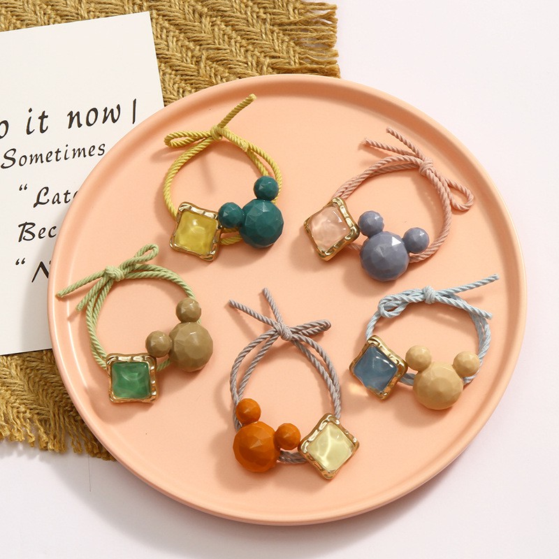 Jual ED - IKAT RAMBUT KOREA ICON MICKEY IMPORT / IKATAN RAMBUT KARET ...