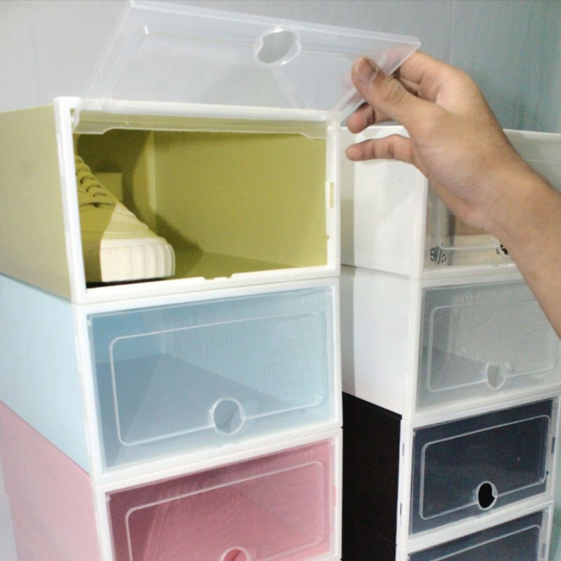 Jual BOX SEPATU LIPAT (bisa disusun seperti rak) | Shopee Indonesia