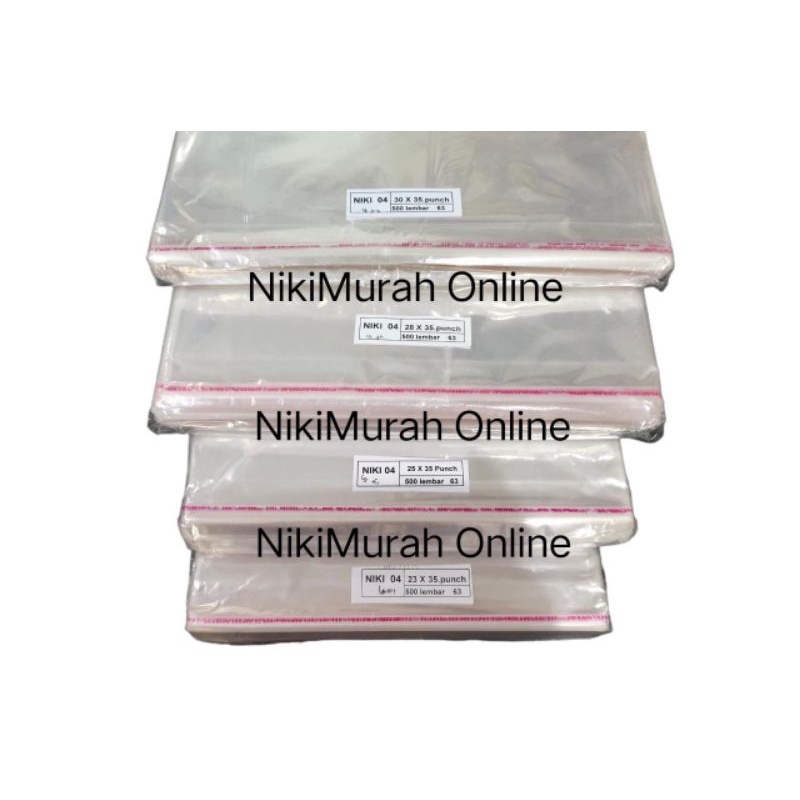 Jual PLASTIK OPP PACKING BAJU 04 TIPIS - MACAM UKURAN ISI 100 LEMBAR ...