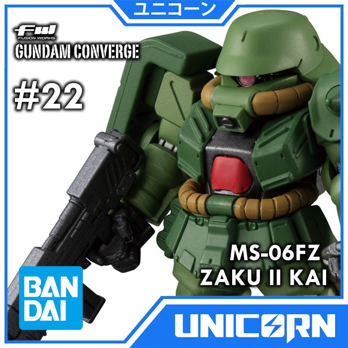 Jual GUNDAM CONVERGE VOL 22 ZAKU II FZ / CONVERGE #22 BANDAI 263 MS ...