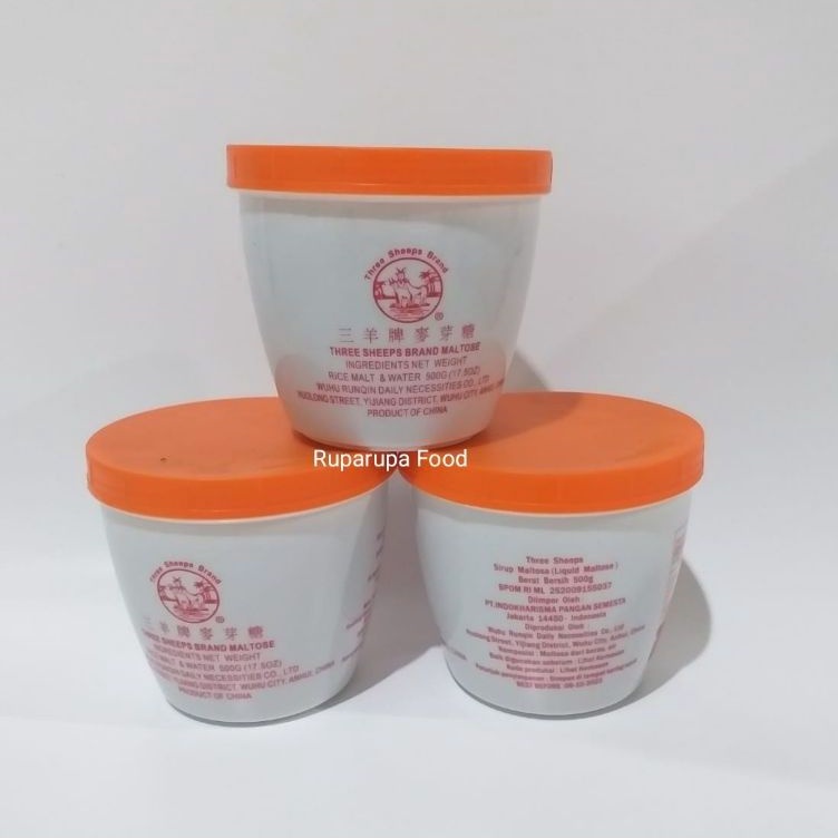 Jual Three Sheeps Brand Maltose 500 gram Gula Beko | Shopee Indonesia