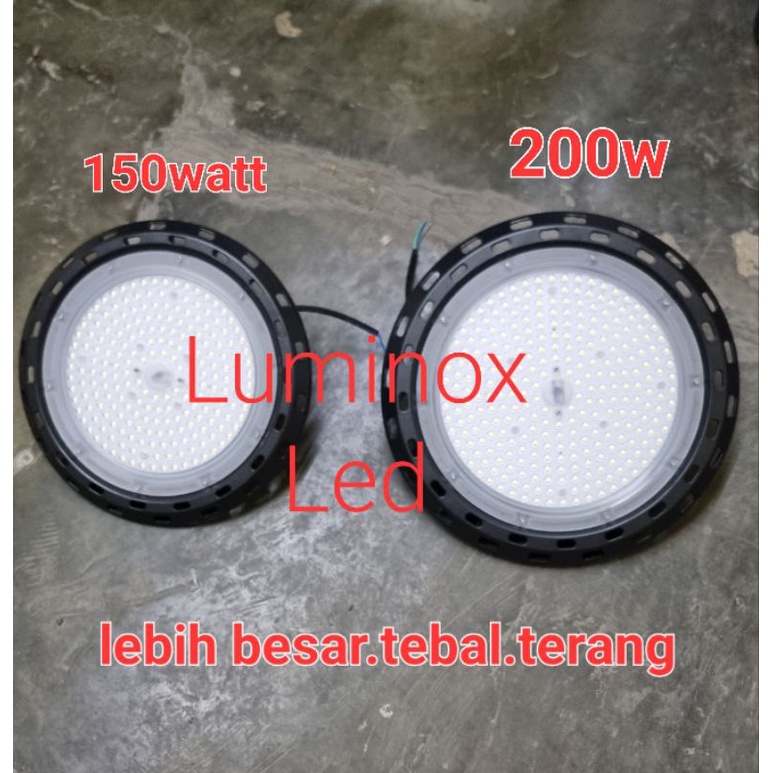 Jual lampu gantung industri ufo led 150watt 150 w high bay led gudang ...