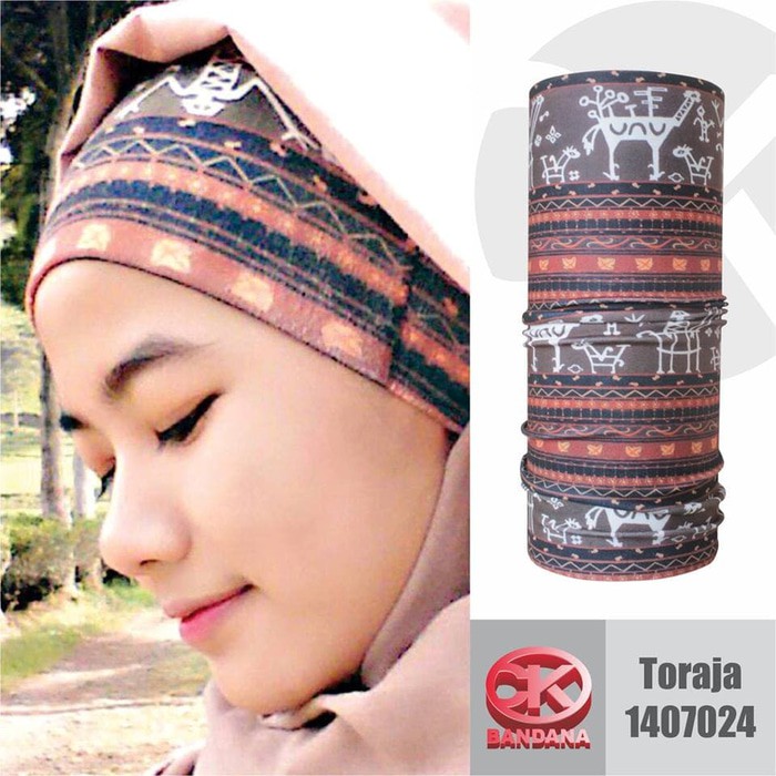 Jual CK Bandana ORIGINAL masker Ethnic Etnik Tradisional ethnic toraja ...