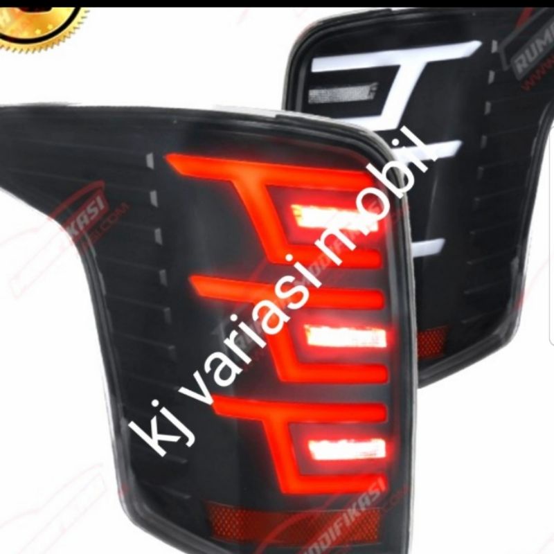 Jual stop lamp mitshubishi triton 2021 on led bar jdm black | Shopee ...
