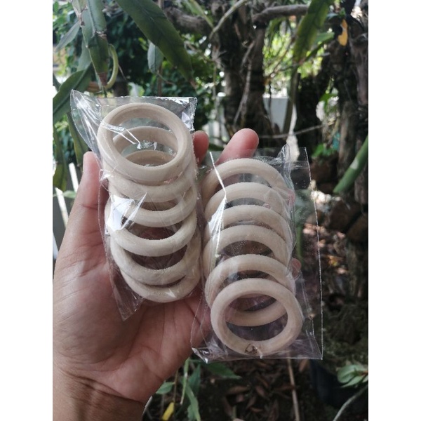 Jual ring kayu natural 5cm | Shopee Indonesia