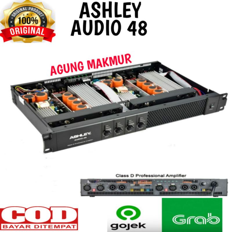 Jual Power Ashley Audio 48 Original Ashley Audio48 Amplifier 4 Channel ...