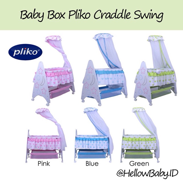 Jual Baby Box Pliko Craddle Swing / Ranjang Bayi Ayun 161R | Shopee ...