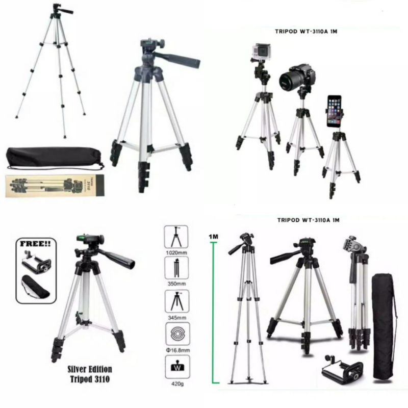 Jual TRIPOD SILVER | Shopee Indonesia