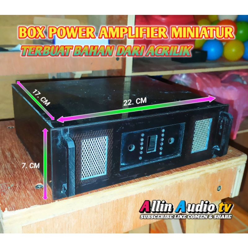 Jual Box Power Amplifier Miniatur Bahan Dari Acrilik | Shopee Indonesia