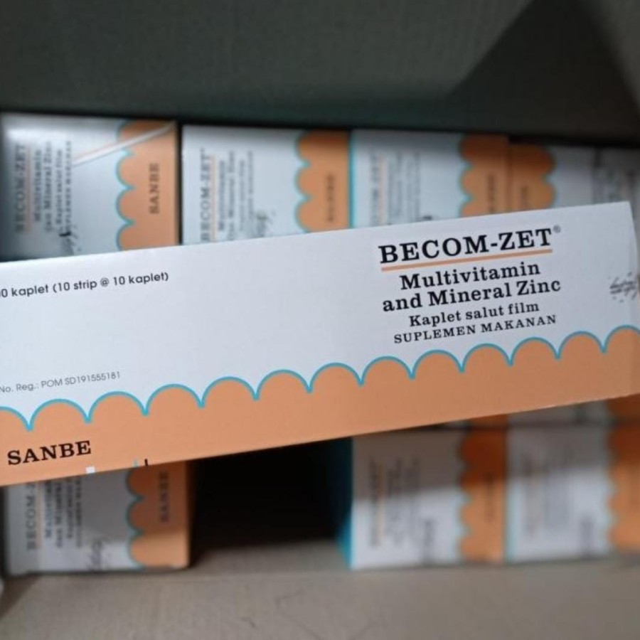 Jual BECOM ZET Multivitamin Mineral dan Zinc Bekom Z Becomzet Bekomz 1 ...