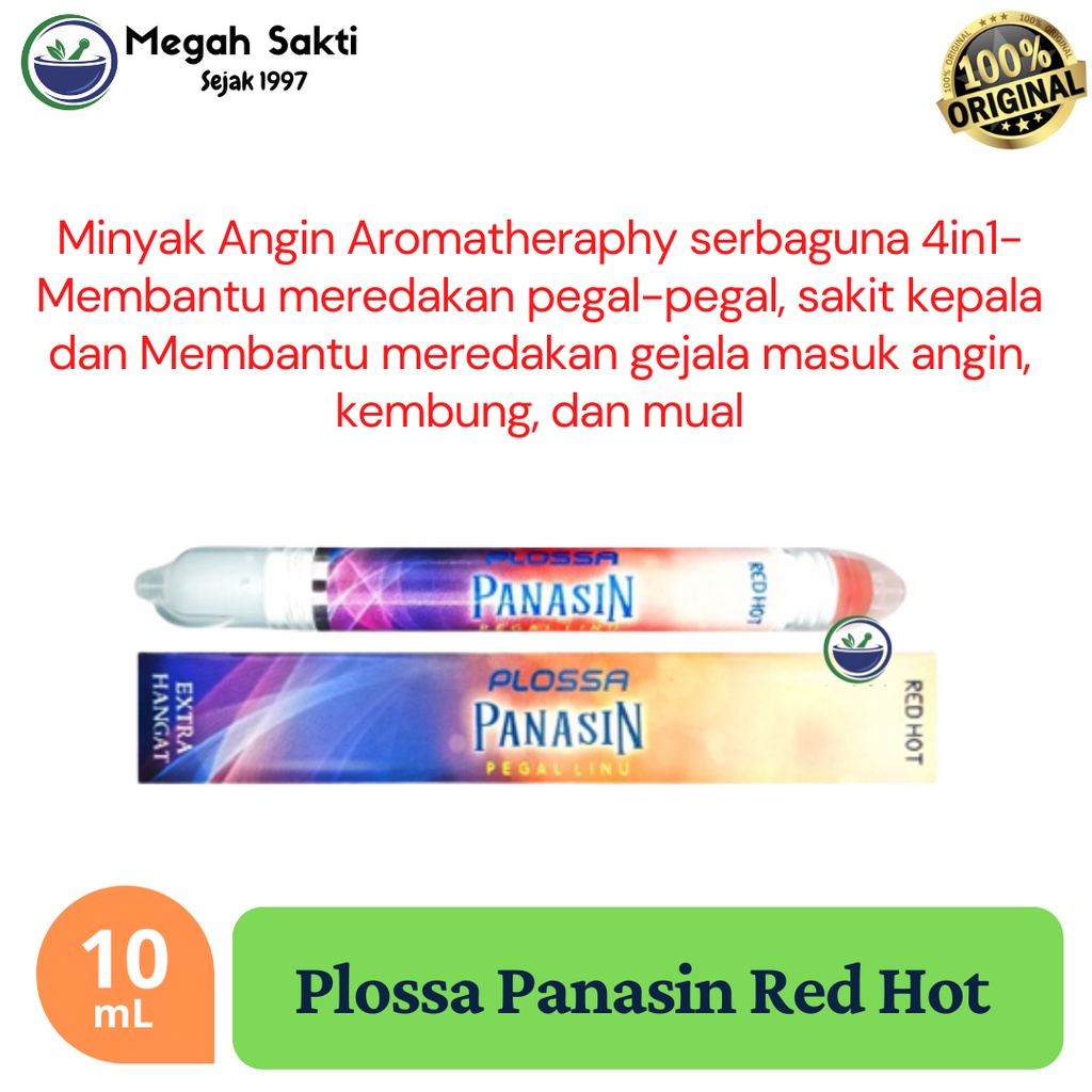Jual MGS - Plossa Minyak Angin Aromatherapy Panasin 4 in1 Red Hot Merah ...