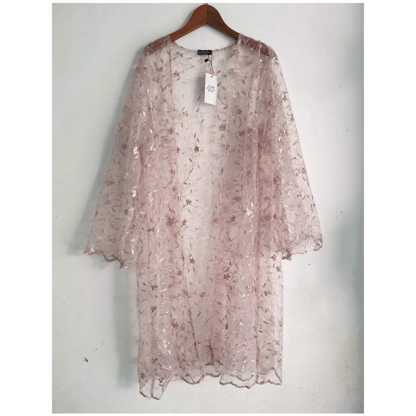 Jual OUTER TILLE TOP OUTER CARDIGAN OUTER KEBAYA OUTER TULLE TILLE CAPE ...