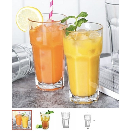 Jual Gelas Tumbler Ice Tea- Lemon tea 375ml ( 12,6 oz) KIG 912 | Shopee ...