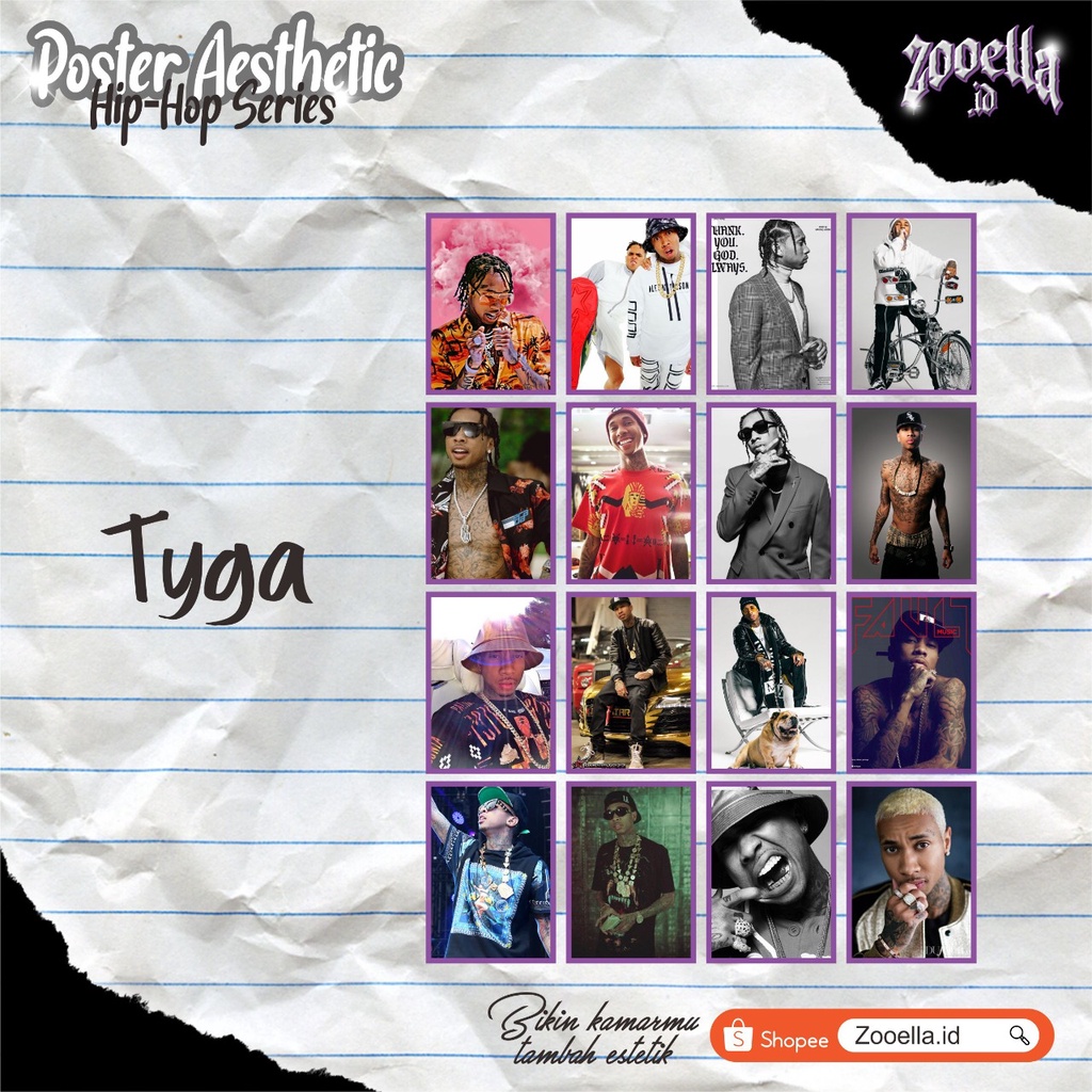 Jual POSTER AESTHETIC HIP-HOP SERIES NEW SCHOOL/POSTER DINDING ...