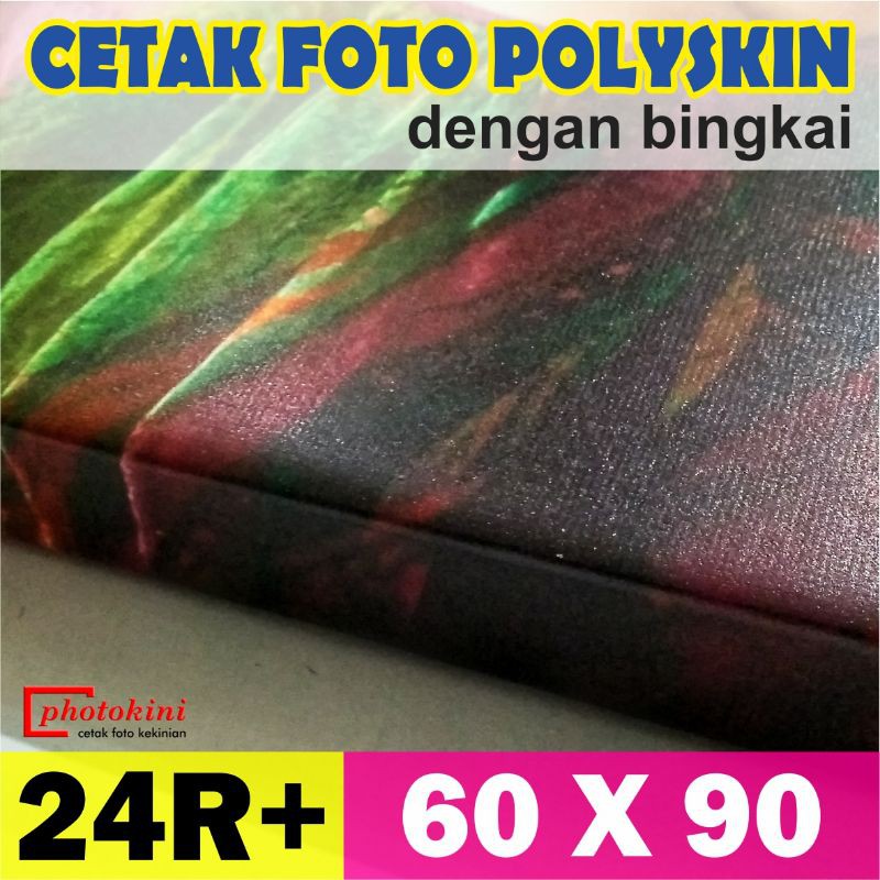 Jual Cetak Foto Photo Semi Kanvas Canvas Polyskin 24R+ Bingkai | Shopee ...