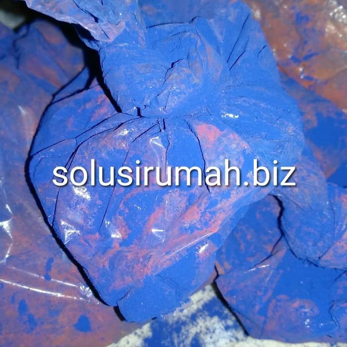 Jual per100gram 100g PEWARNA BIRU VERF VEREP BUBUK IRON OXIDE RED ...