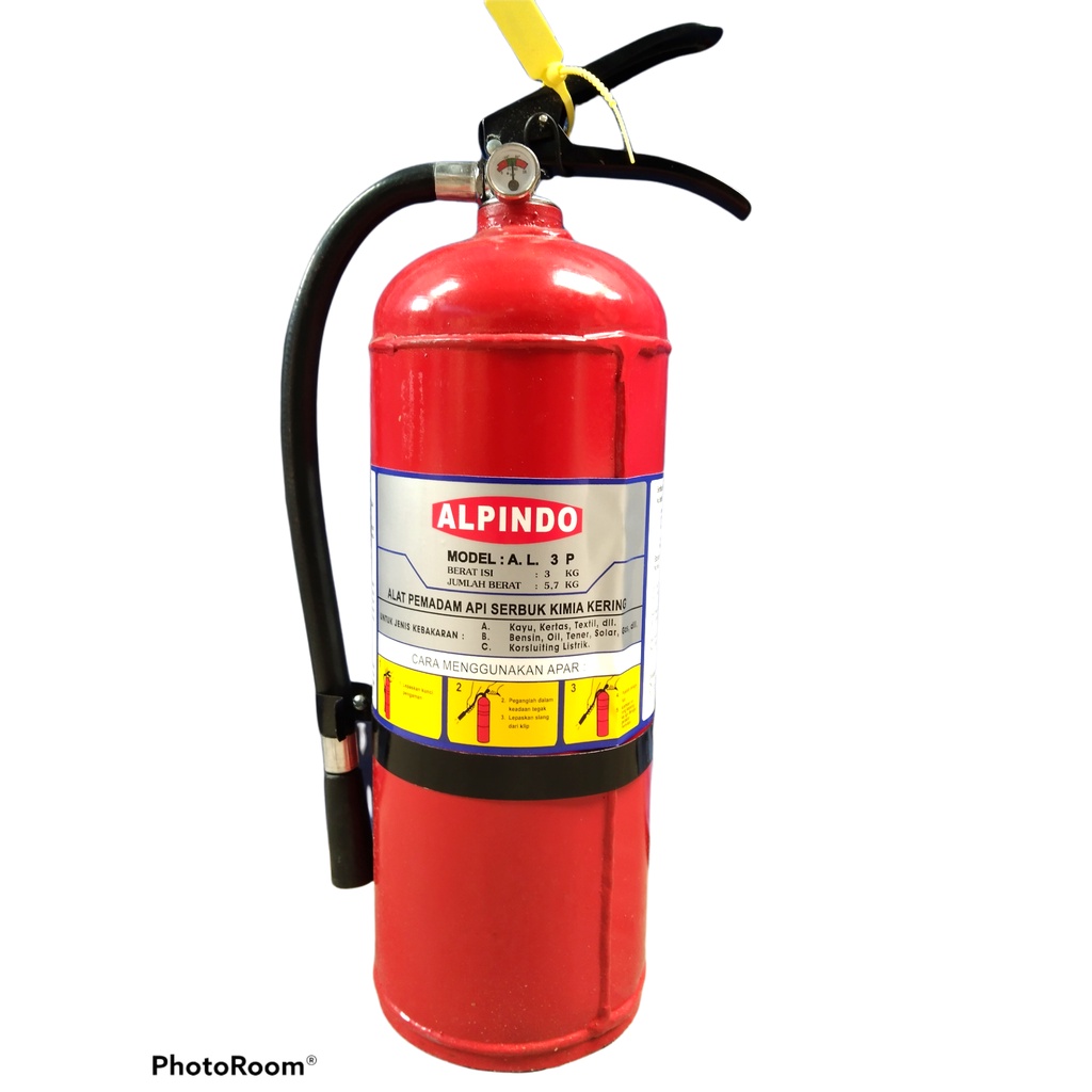 Jual Alpindo Powder 3kg / ALAT PEMADAM API RINGAN/APAR/ KEBAKARAN ...