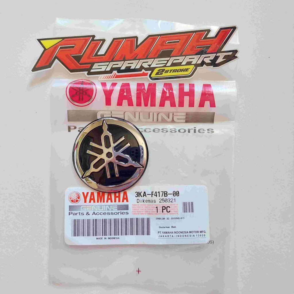 Jual EMBLEM LOGO TANGKI YAMAHA / GARPU TALA RXK RX KING ORGINAL ...