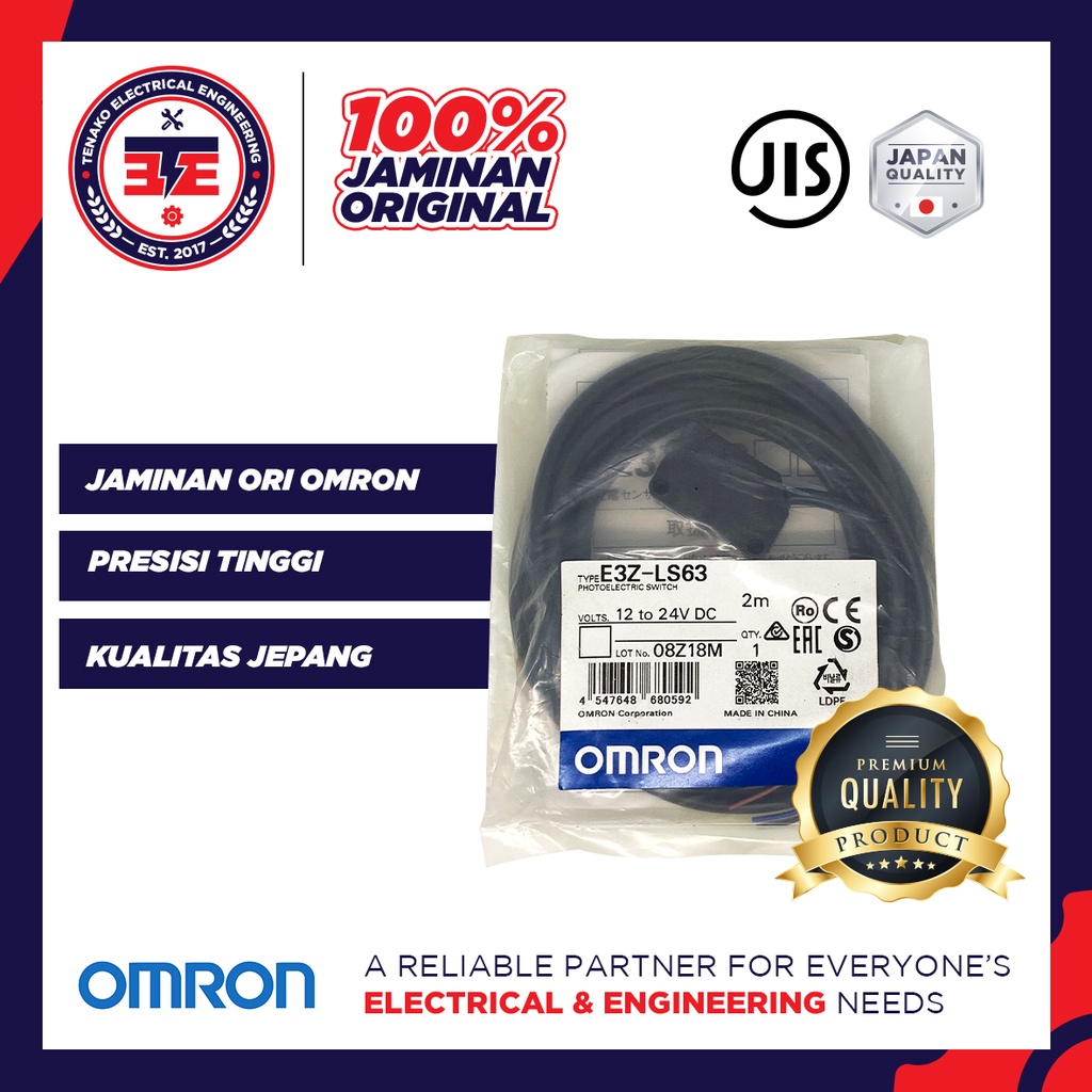 Jual Omron E3Z-LS63 Distance-Settable Photoelectric Sensor Original Omron | Shopee Indonesia