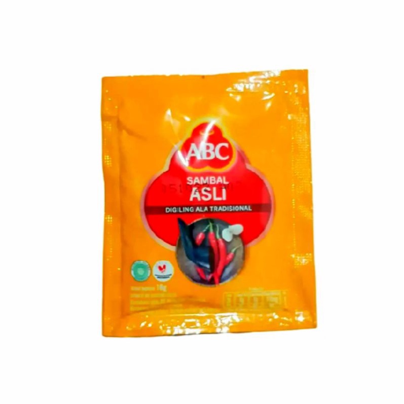 Jual ABC Sambal Asli 18gr Kemasan Sachet [ Satuan ] Saus / Saos ABC ...