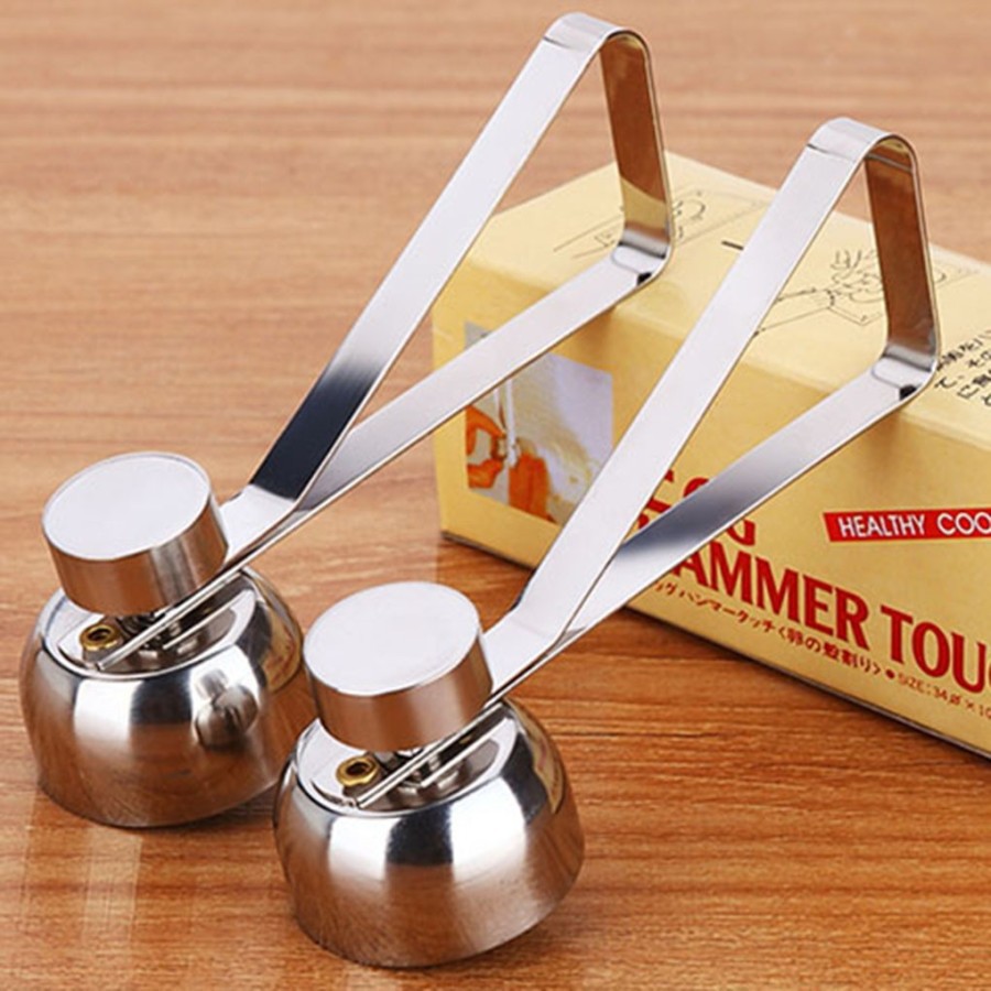 Jual Raw Egg Scissors Shell Topper Cutter Knocker Cracker Separator Egg ...