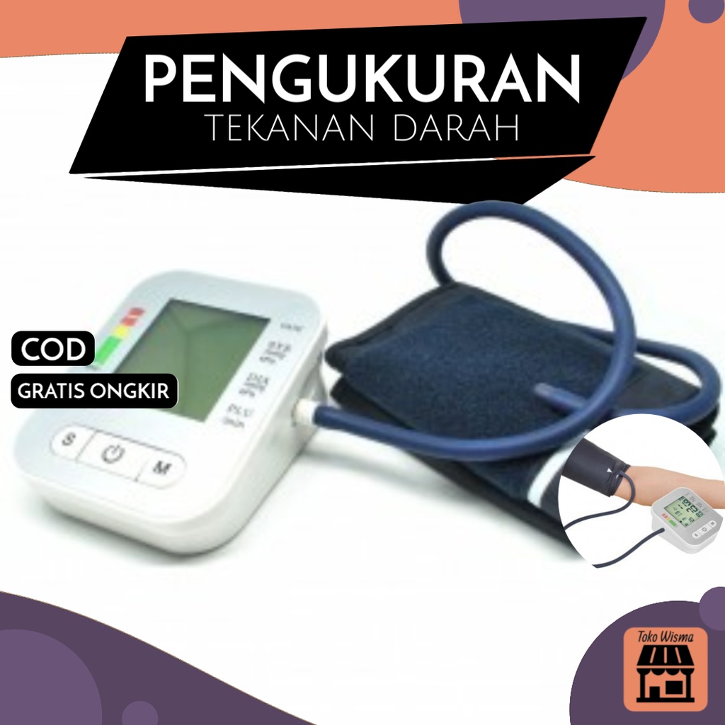 Jual Alat Cek Pengukur Tekanan Tensi Darah Digital Tensimeter ...