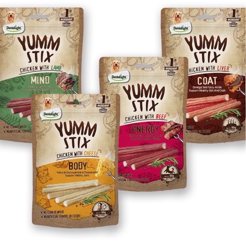Jual Dentalight Yumm Stix Dog Snack 50gr | Shopee Indonesia