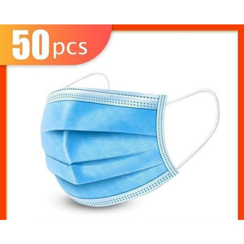 Jual MASKER EARLOOP BIRU ISI 50 PAKAI BOX | Shopee Indonesia