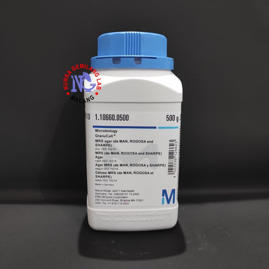 Jual MRS Agar Merck 500gram segel | Shopee Indonesia