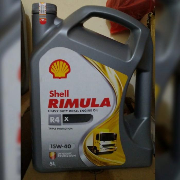 Jual Shell Rimula R4X Sea 15W-40 Galon Isi 5Liter | Shopee Indonesia