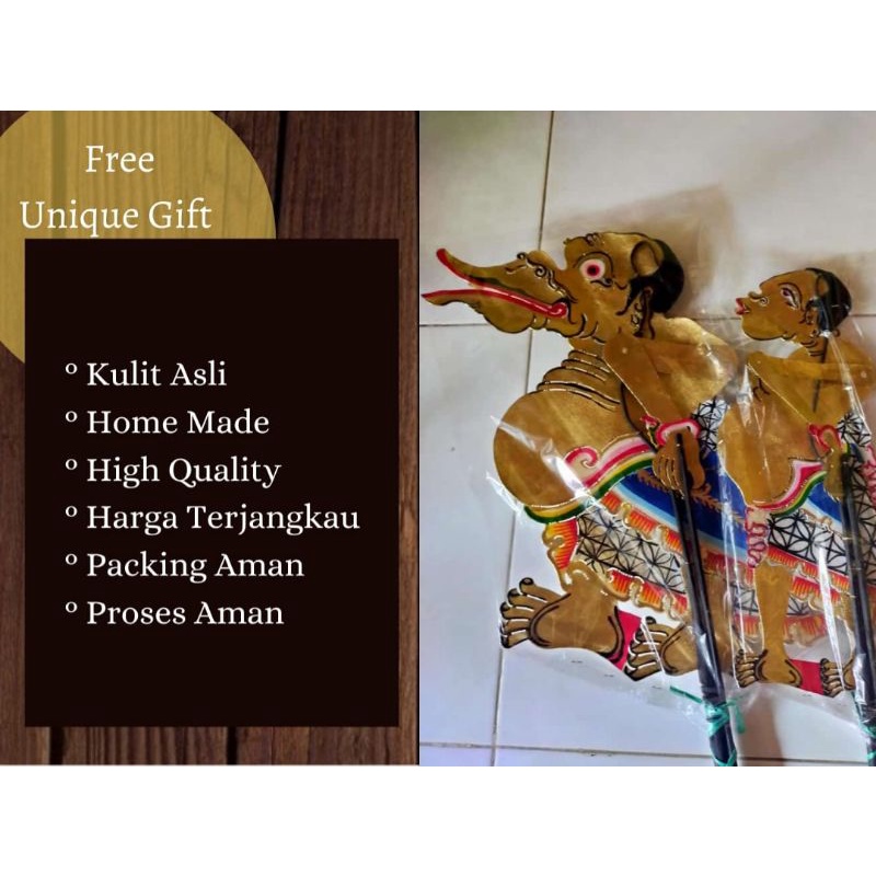 Jual Wayang Kulit Togog Bilung Versi Ki Seno Standar Dalang | Shopee ...