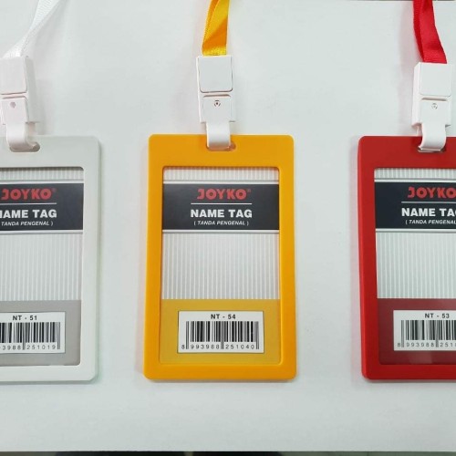 Jual Name Tag / Tanda pengenal Joyko portrait NT-53 | Shopee Indonesia