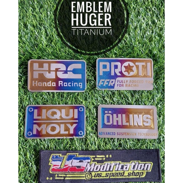 Jual emblem titanium hugger airblade | Shopee Indonesia