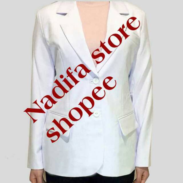 Jual JAS DOKTER WANITA LENGAN PANJANG DUA SAUDARA | Shopee Indonesia