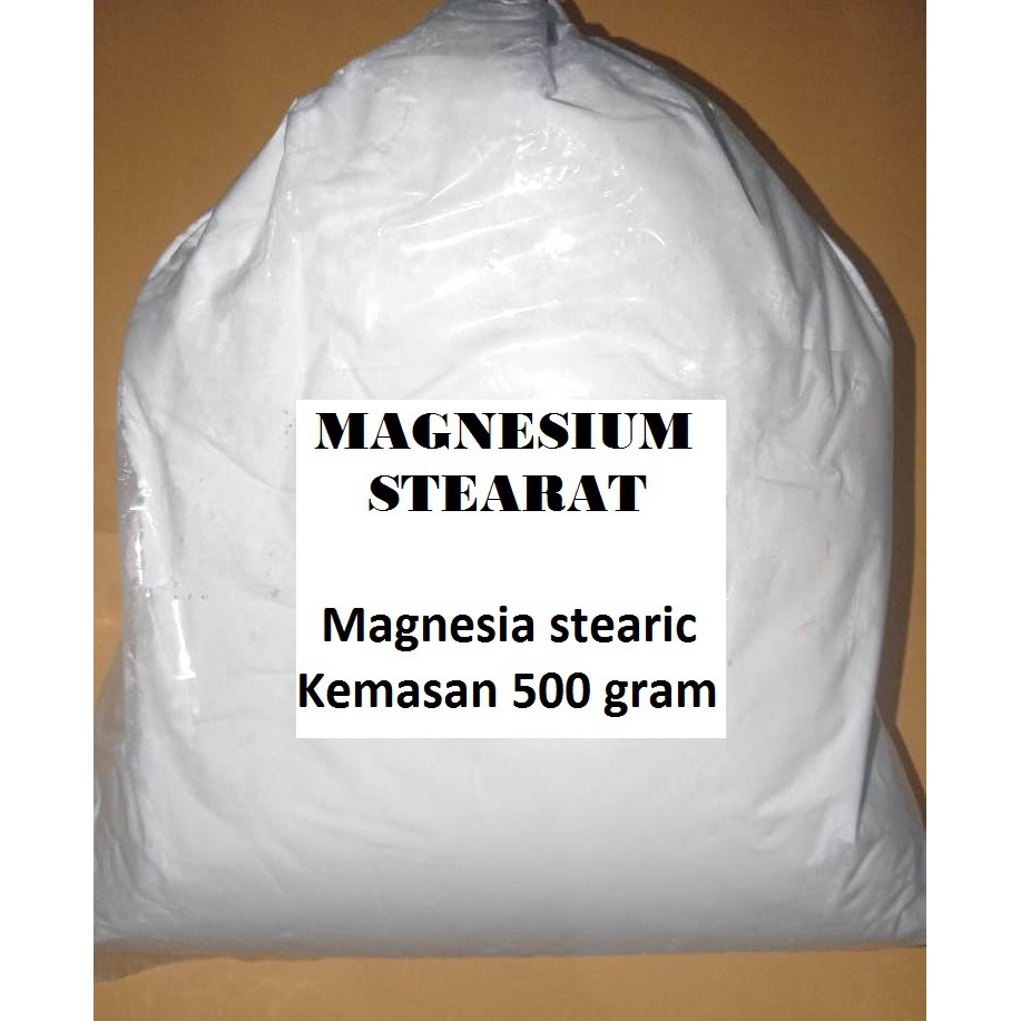 Jual magnesium stearat mg stearic 500 gram | Shopee Indonesia