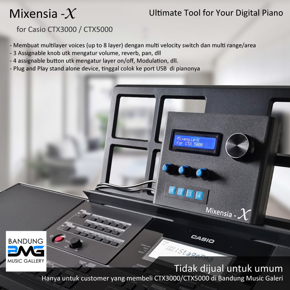 Jual Mixensia X for Casio CTX 3000 / CTX 5000 / CTX3000 / CTX5000 | Shopee Indonesia