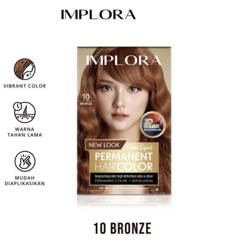 Jual implora permanent hair color HC BPOM original expert cat rambut ...