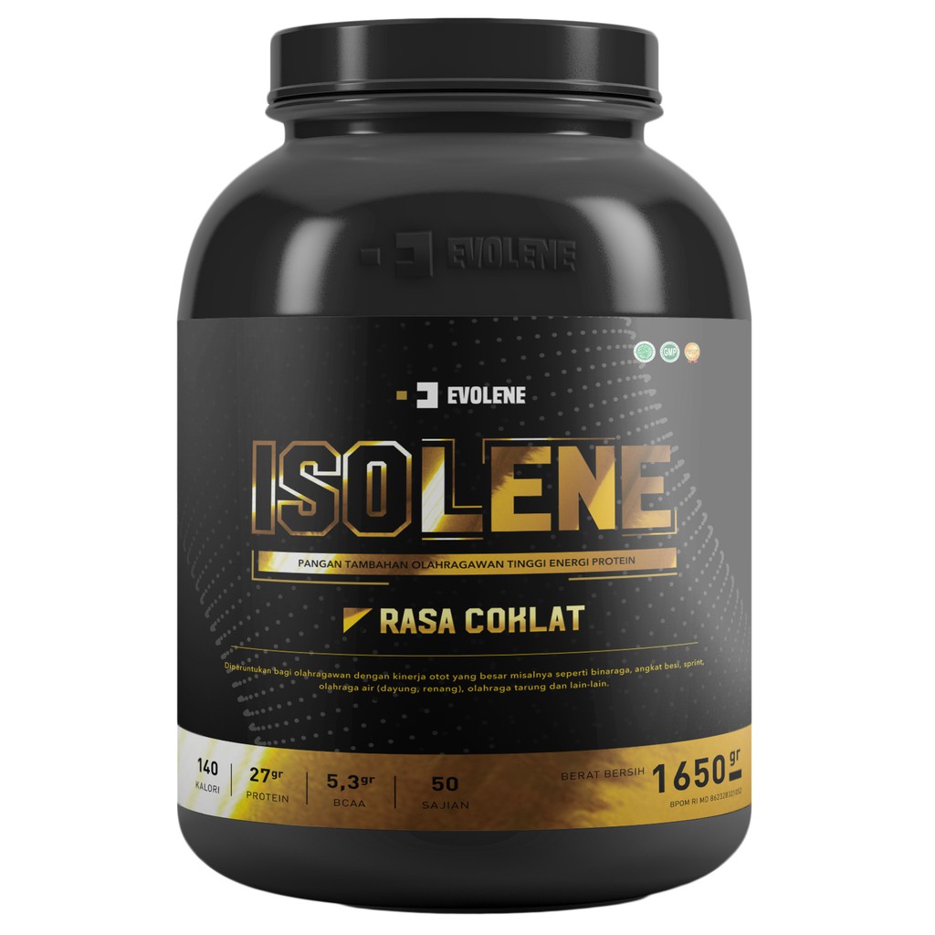 Jual Promo Isolene whey Protein Isolate 50 sachet 1650 gr evolene ...
