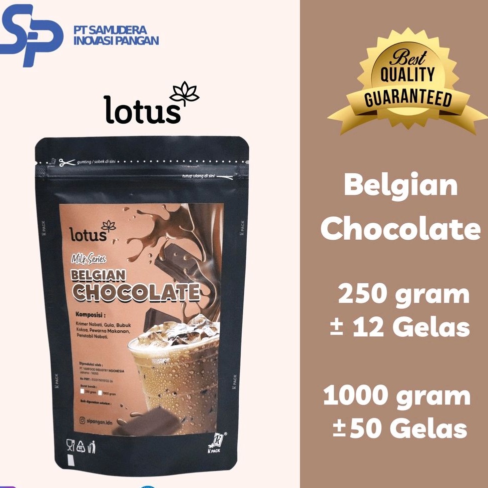 Jual Lotus Belgian Chocolate Powder - Bubuk Minuman Rasa Coklat Belgian ...