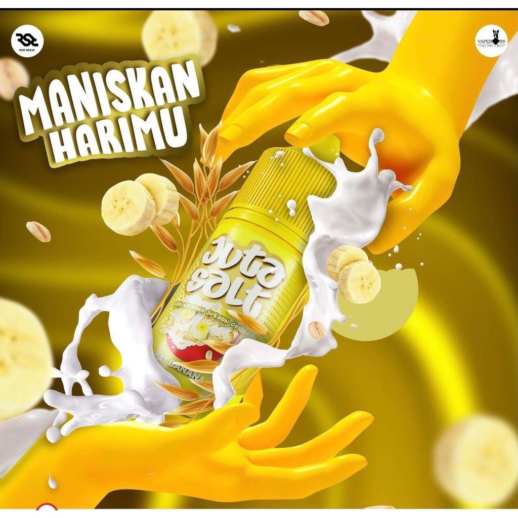 Jual LIQUID JUTA OATS BANANA SALT 30ML JUTA SALT AUTHENTIC | Shopee ...
