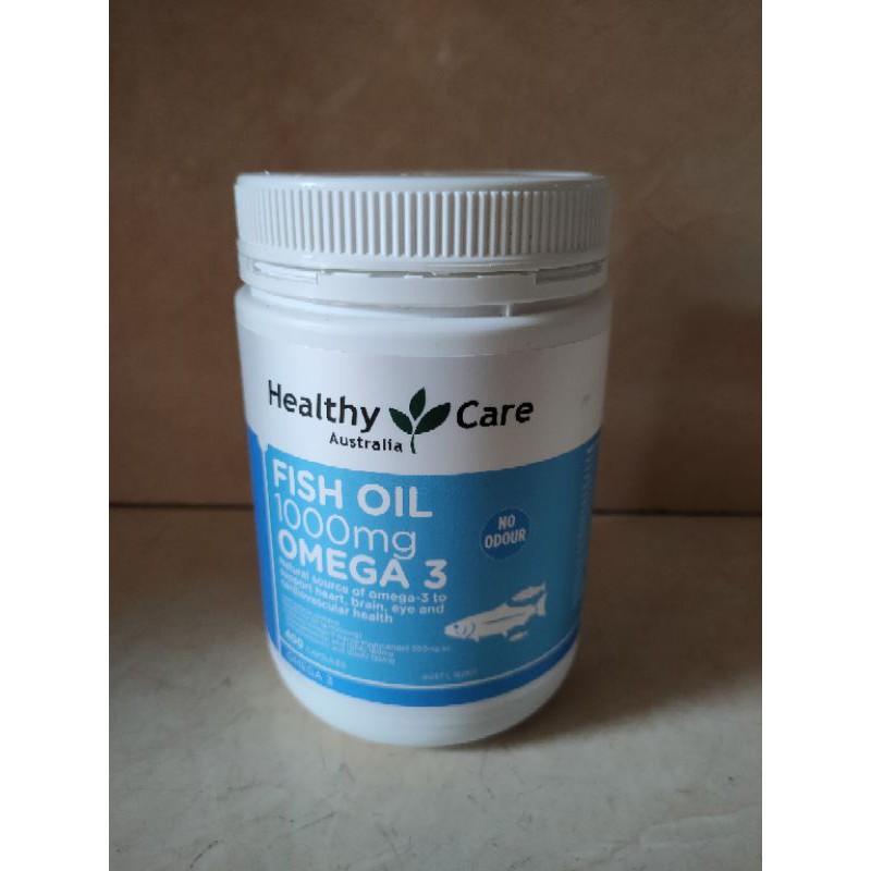 Jual (400 capsuls) HEALTHY CARE OMEGA 3 FISH OIL 1000mg | Shopee Indonesia