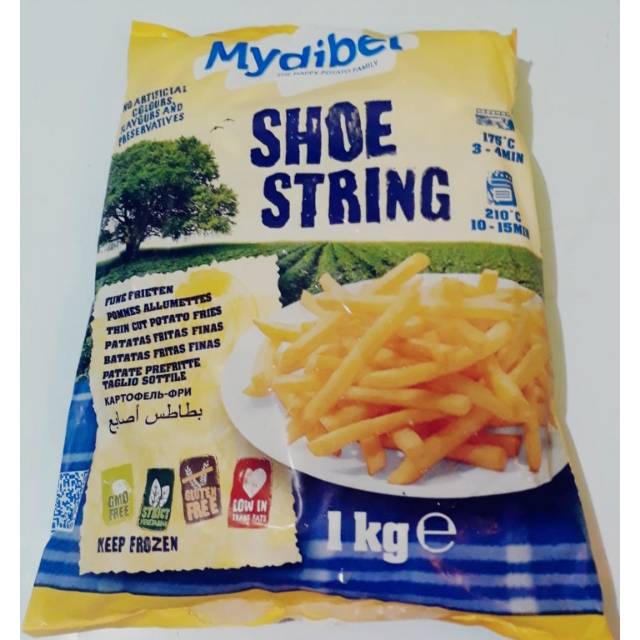 Jual Mydibel Kentang Shoe String #berat 1 kg | Shopee Indonesia