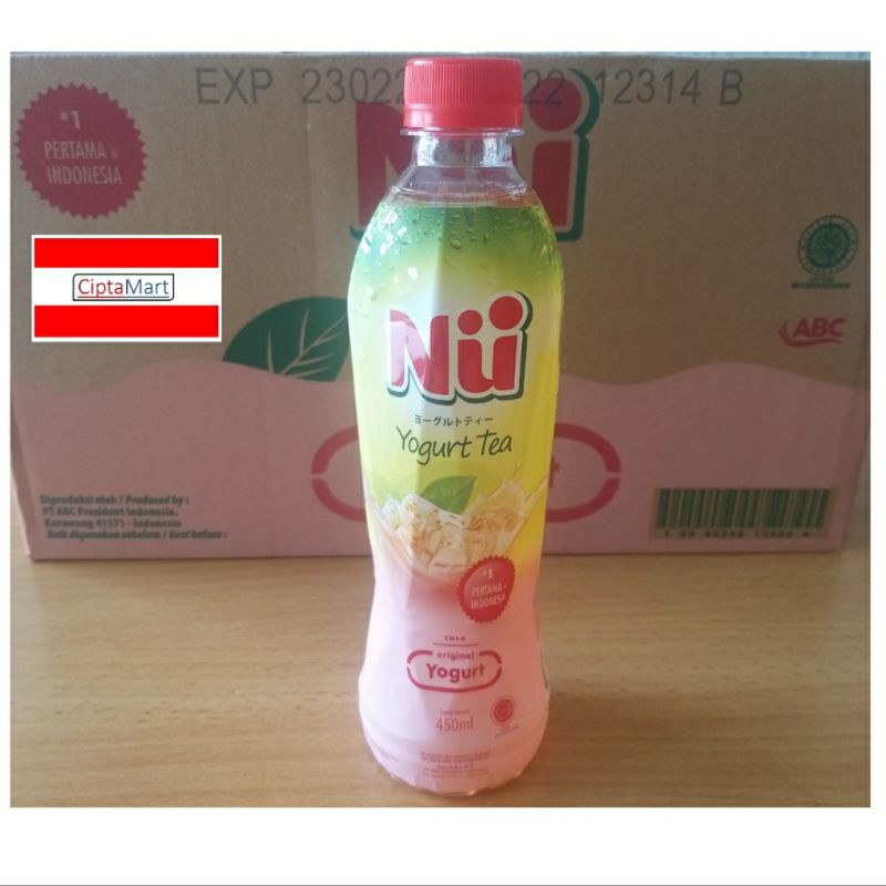 Jual Nu Yogurt Tea 24 x 450ml ( 1 dus ) | Shopee Indonesia