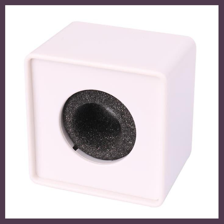 Jual WHITE ABS MIC MICROPHONE INTERVIEW SQUARE CUBE LOGO FLAG STATION ...
