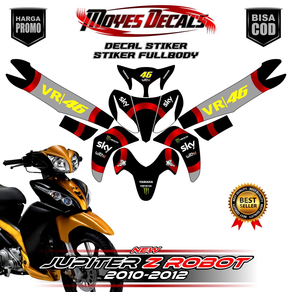 Jual Decal Jupiter Z Robot Stiker Jupiter Z Robot Full Body KIt Custome ...