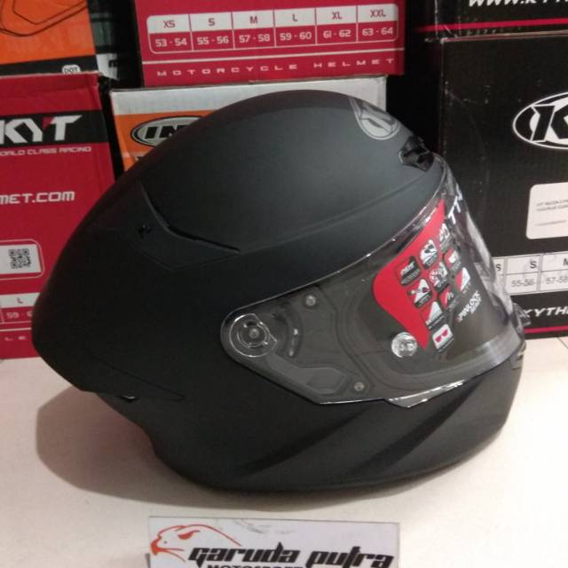 Jual KYT TT COURSE PLAIN BLACK MAT | Shopee Indonesia