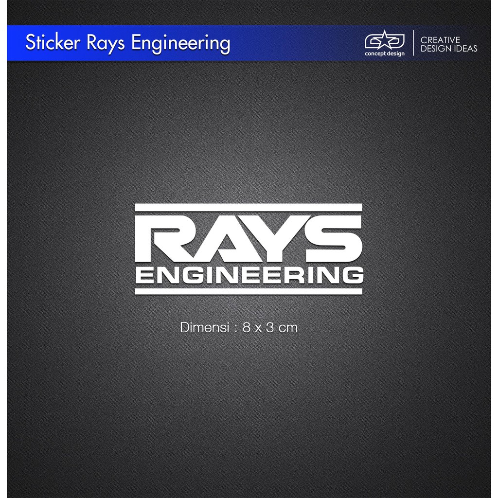 Jual Sticker Rays Engineering | Shopee Indonesia